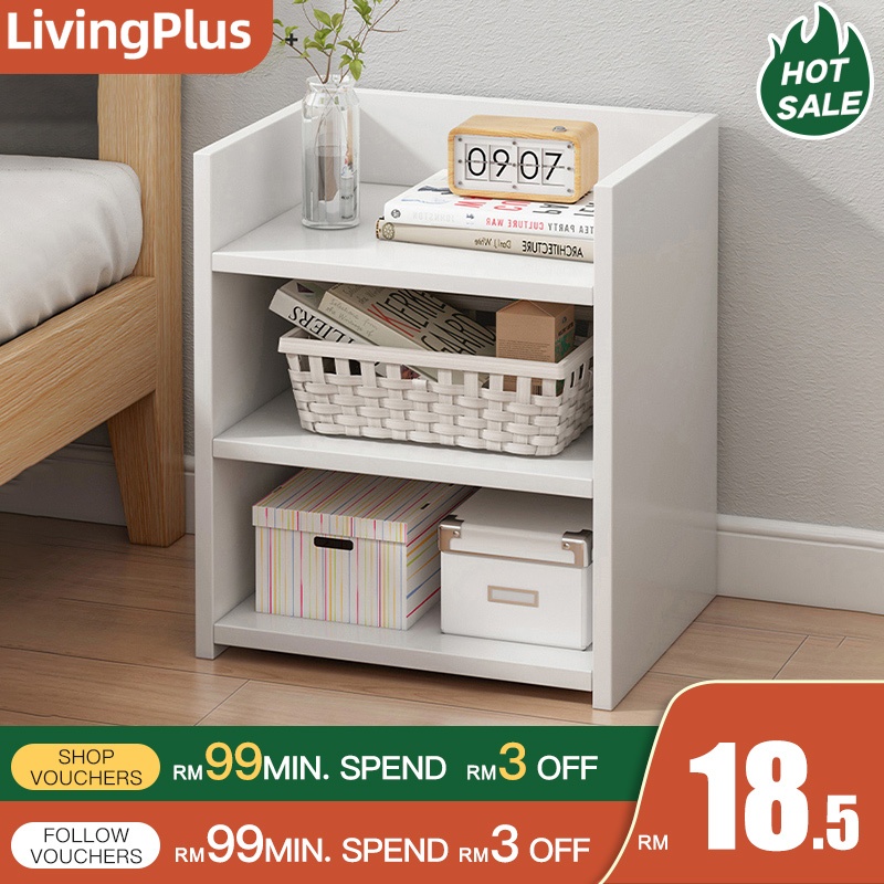 Meja Sisi Side Table Bedroom Furniture End Table Storage Cabinet Meja ...