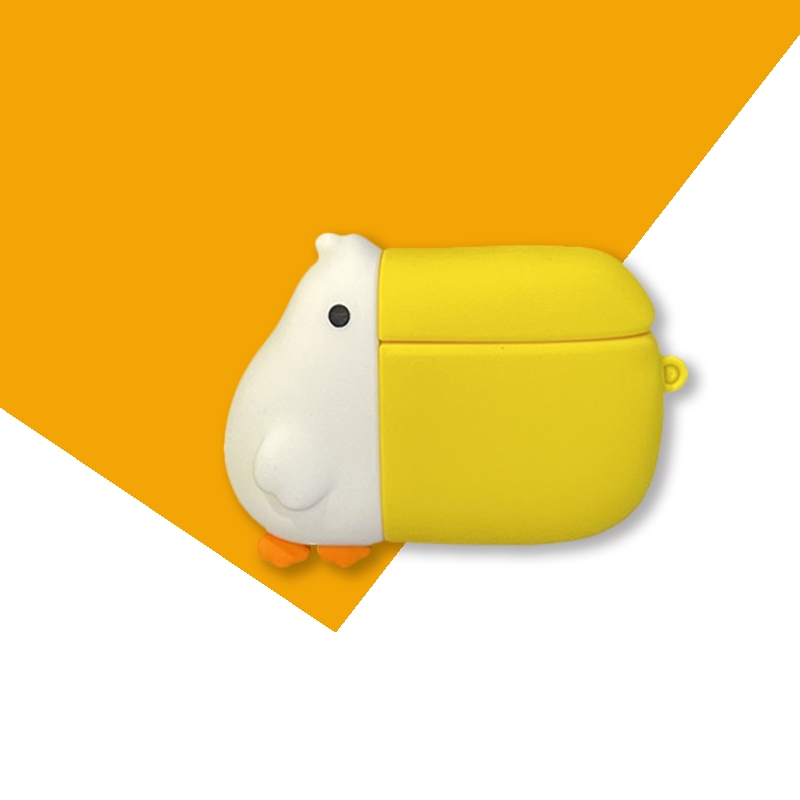 Super Beak Duck Earphone case for AirPods 4 case Cute Earphone ...