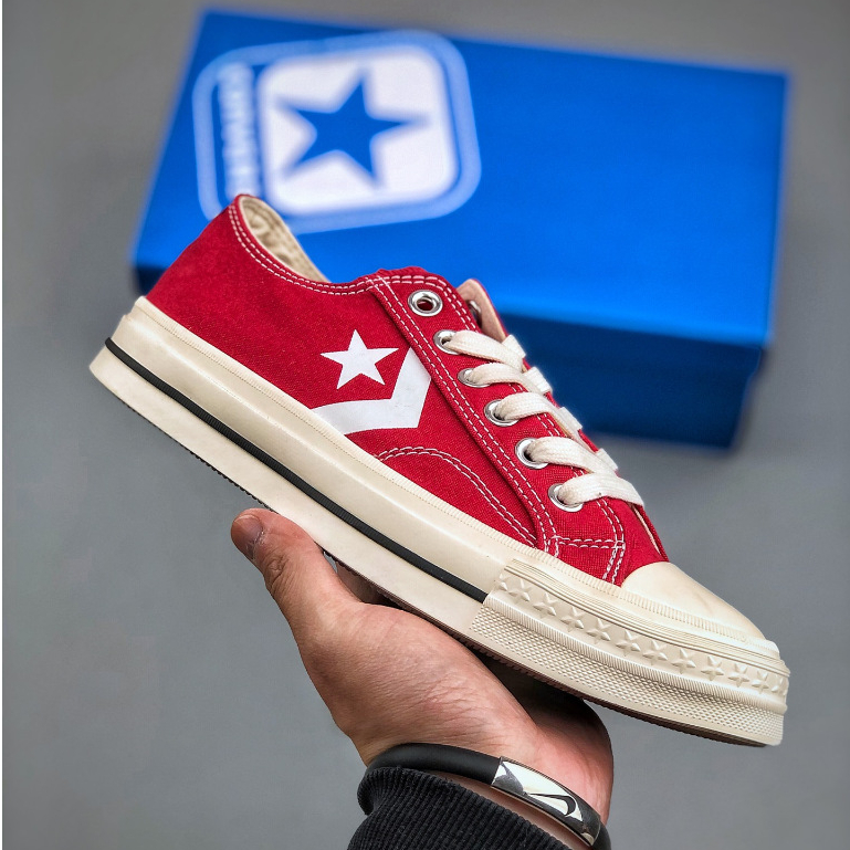 Converse CX Pro SK CV OX Red and White Star Arrow Printed Canvas Low ...