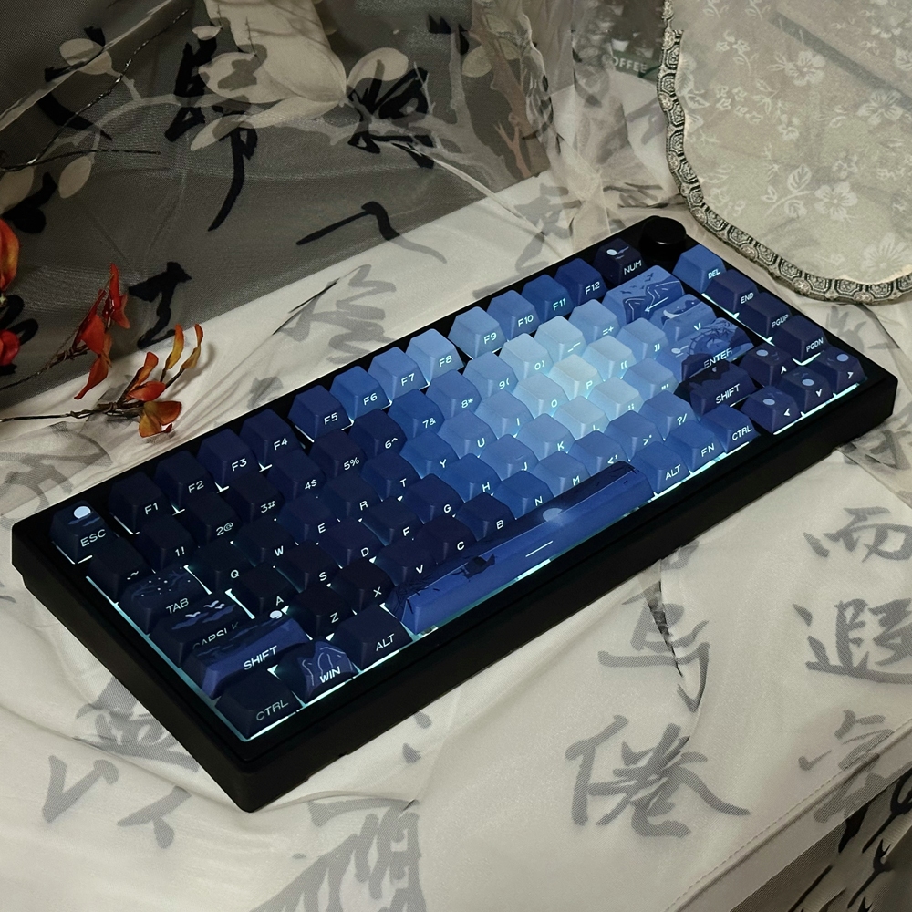 Bright Moon Keycaps Cherry Profile DYE-Sub Double Shot Backlight Side ...