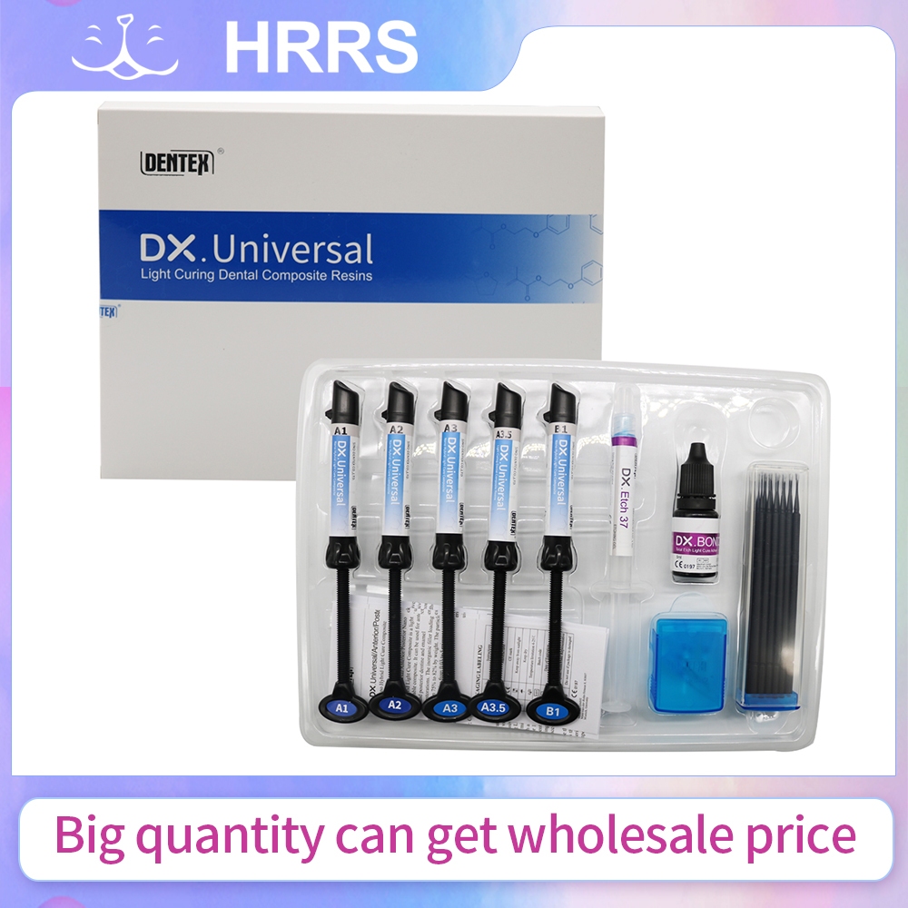 Dental Universal Light Cure Composite Kit 4g Resin Composite 2.5ml ...