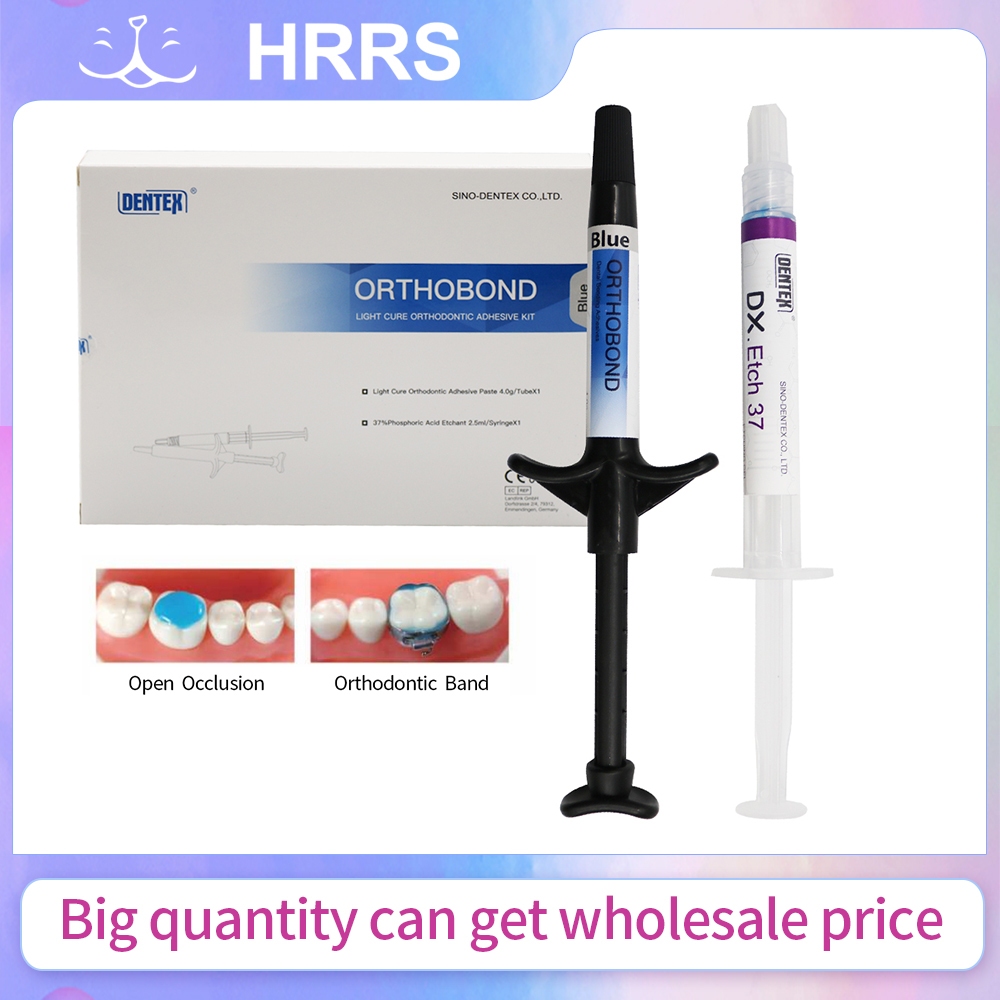 Dental Blue Glue Orthodontic Adhesive Light Cure Band Cement Shade Blue ...