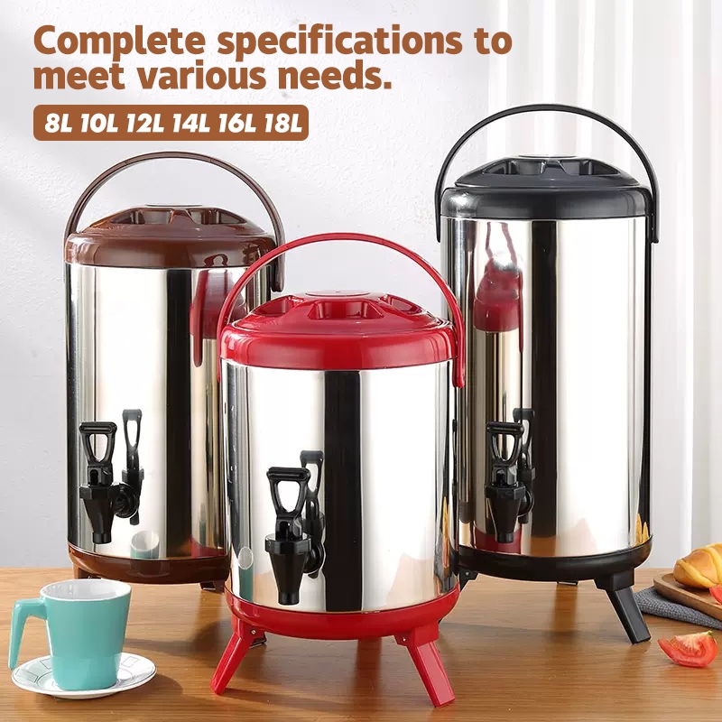 🔥Lowest Price🔥Stainless Steel Milk Tea Bucket Water Dispenser Hot And ...