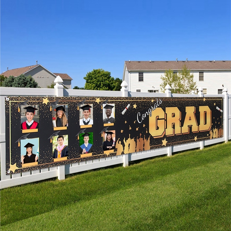 40*200cm Graduation Photo Banner Congrats Grad Custom Graduation Banner ...