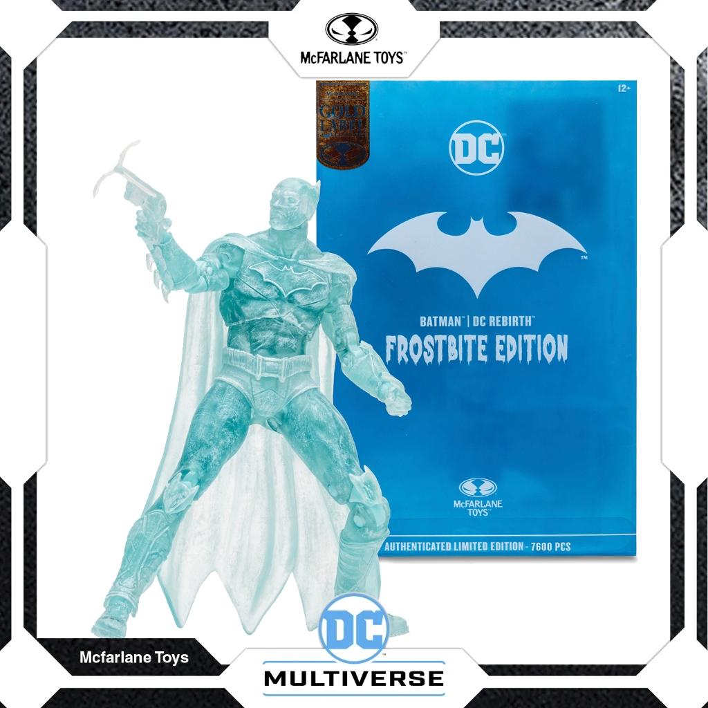 McFarlane Toys BATMAN (DC REBIRTH) FROSTBITE EDITION GOLD LABEL DC ...