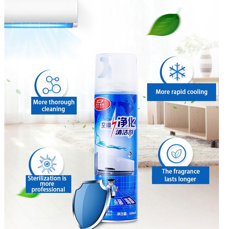 Home Aircond Cleaner Spray Foam Air Conditioner Cleaning Anti Bacterial ...