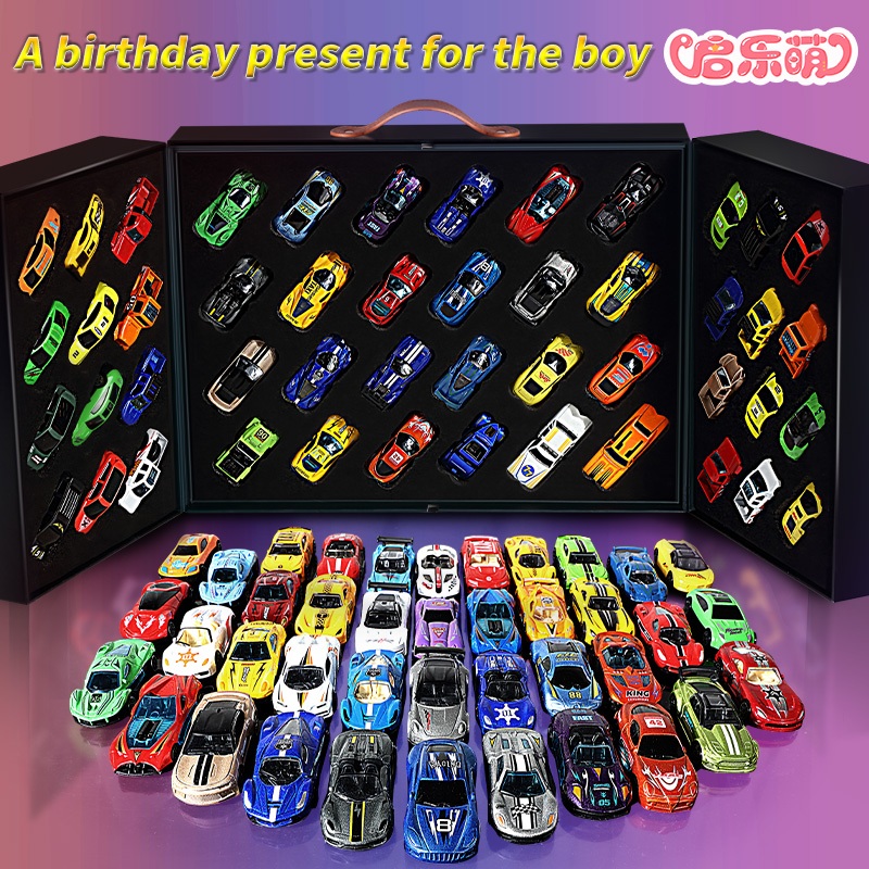 [Qilemeng] Alloy Cars Toys Set Gift box Racing Car Toy Car Model Toy ...