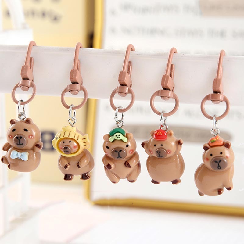 Cute Animal Keychain Student Key Chain Accessories Pendant Cartoon ...