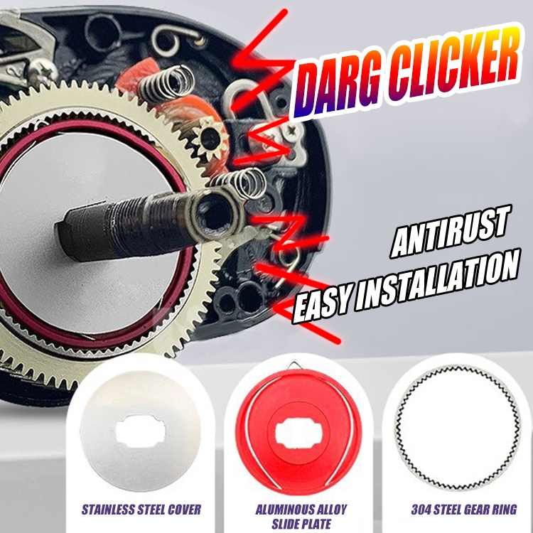 2024 New L5 Drag Clicker for Daiwa TATULA Steez PR100 CC80 SALAMANDURA ...