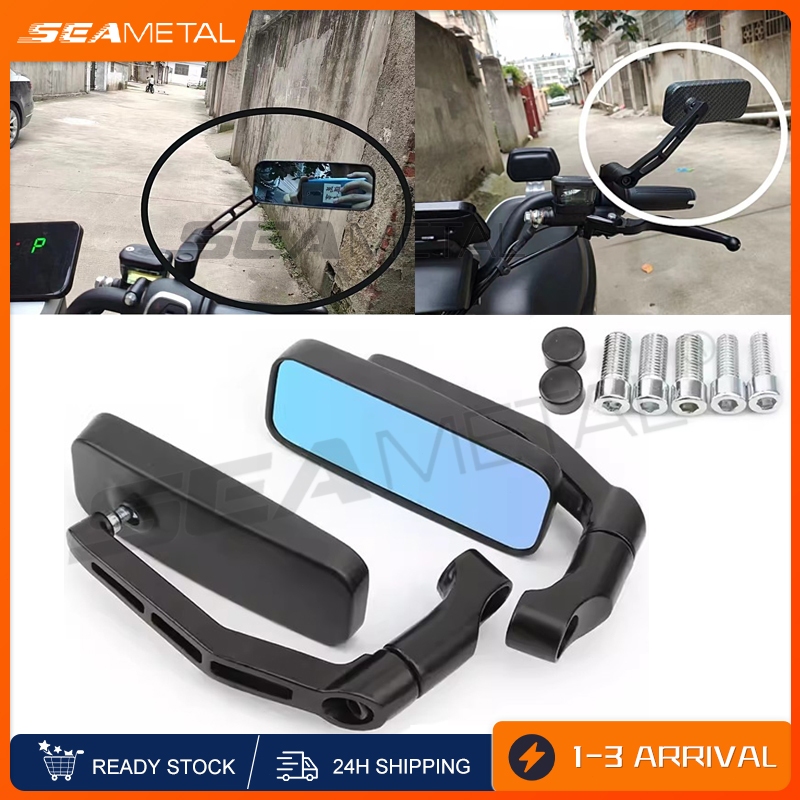 SEAMETAL Side Mirror Yamaha Honda NVX XMAX NMAX Y15zr LC135 EX5 EGO ...
