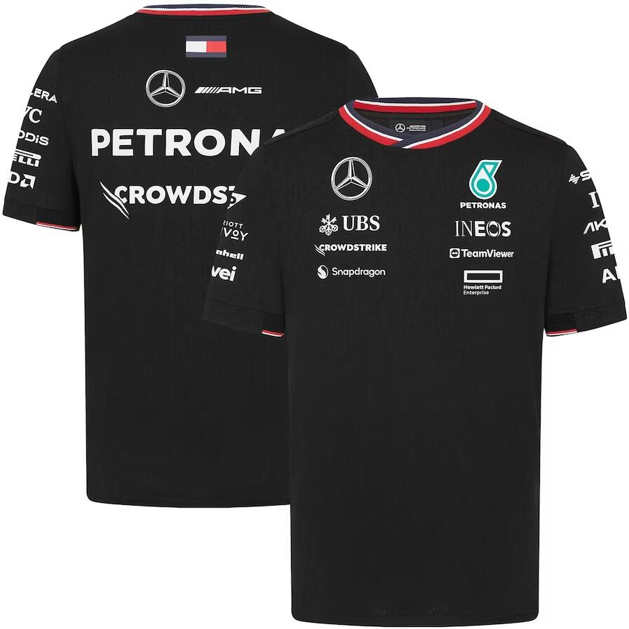 Mercedes AMG Petronas F1 2024 Team Driver T-Shirt - Black | Shopee Malaysia