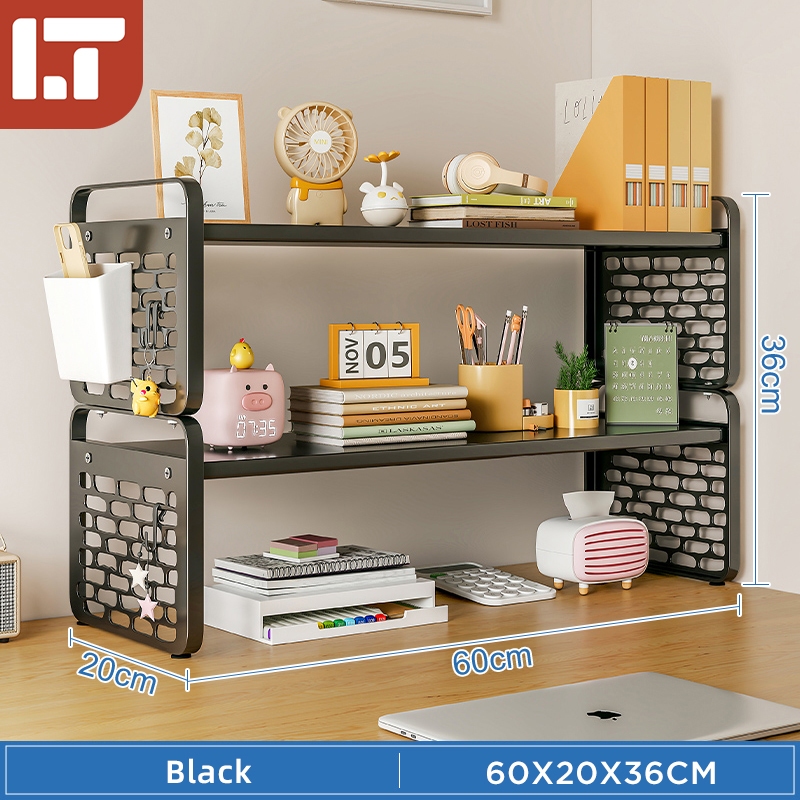 Desktop Rack Gaming Table Rack Book Rack Office Table Organizer Storage ...
