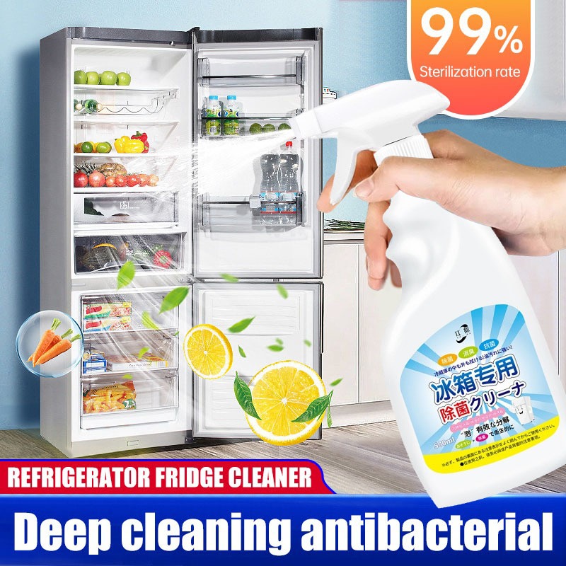 500ml Refrigerator Cleaner Spray Powerful Disinfectant Multipurpose ...