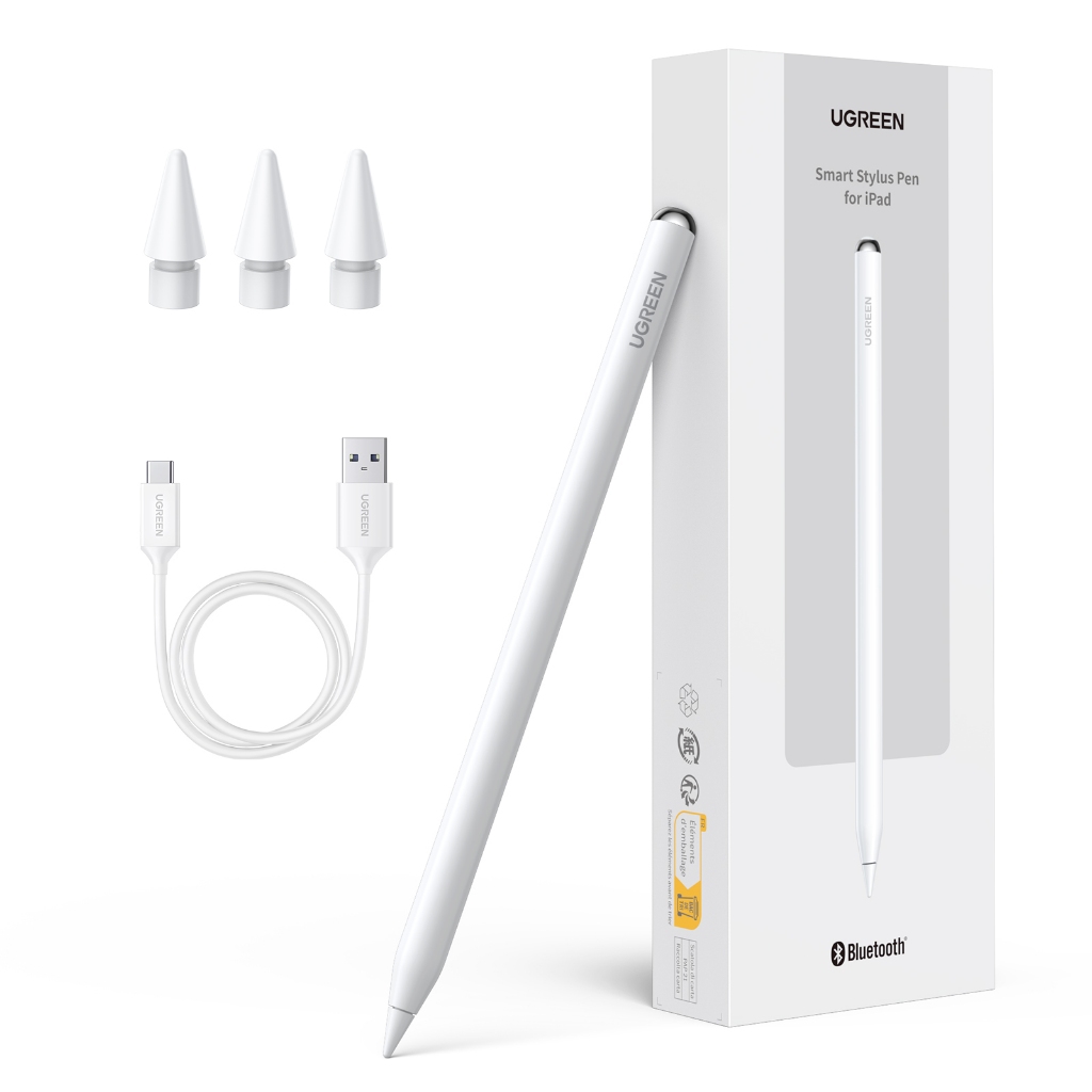 UGREEN Stylus Pen for Apple Pencil Magnetic Wireless Charging for iPad ...
