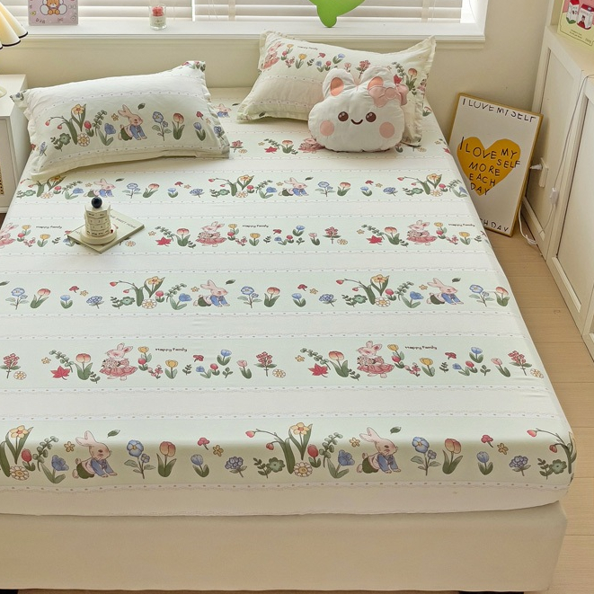 murah Cadar Cartoon Fitted Bedsheet Cute Bed Sheet Cover for Kid ...