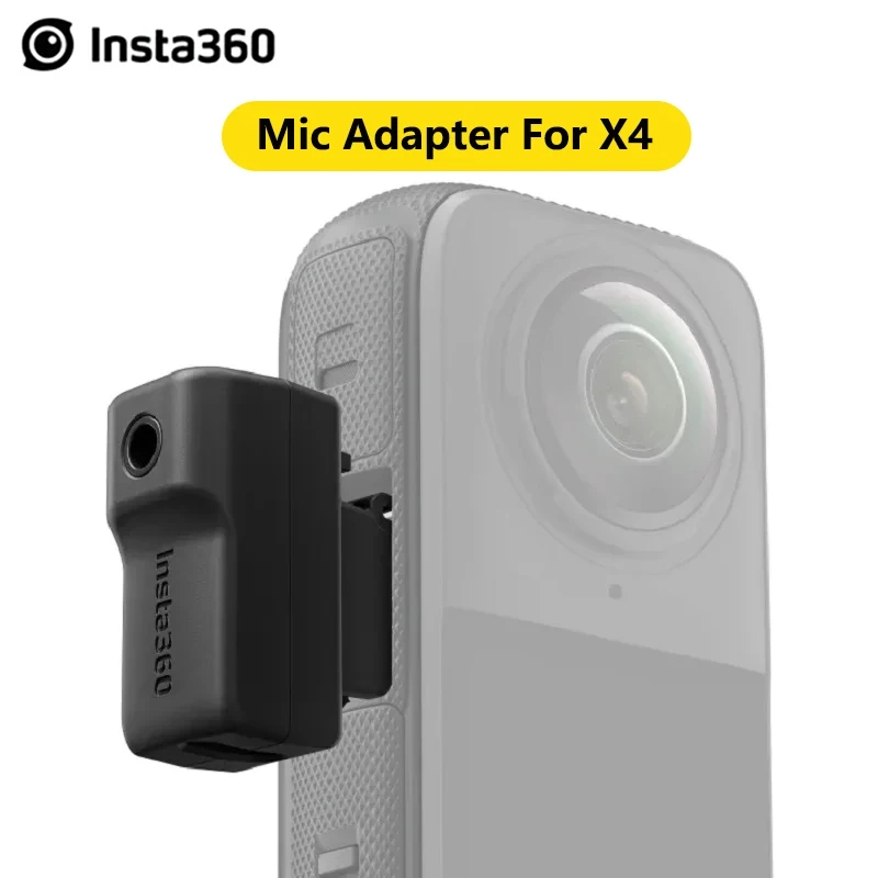 Insta 360 X4 X3 Mic Adapter for insta360 X4 X3 Accessories, External ...