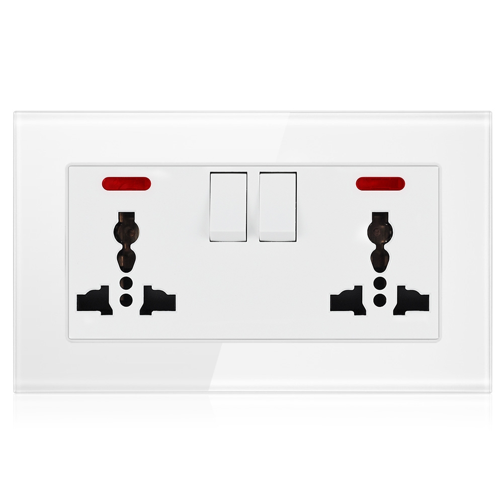 SRAN wall socket 3 pin socket universal socket 13a socket 250V double ...