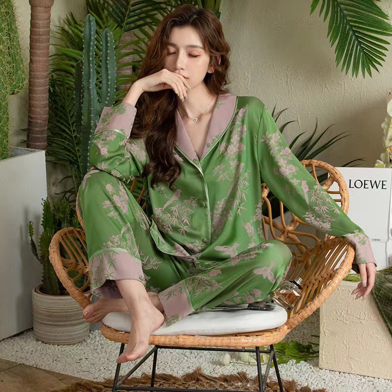 baju tidur wanita/women's trousers pajama set/women's home wear set ...