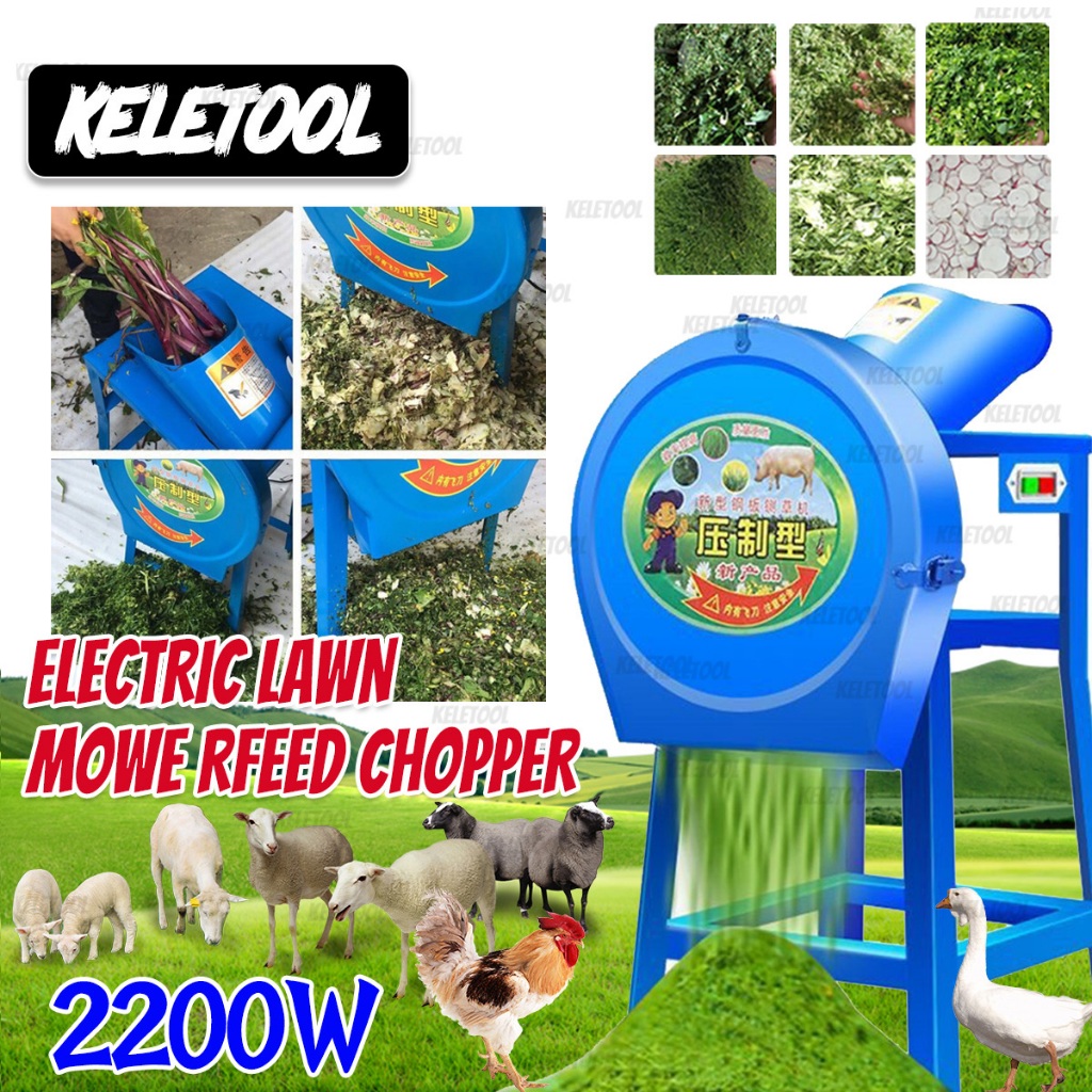 Chopper Napier Rumput grass cutter machine Chopper Napier Rumput 2200w ...