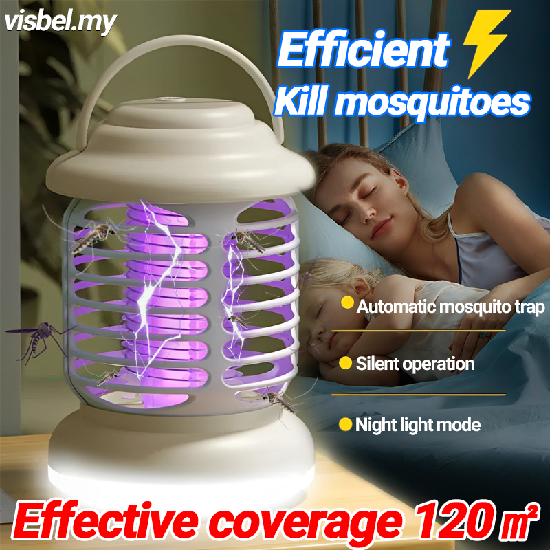 Electric Mosquito Killer Lamp with Night Light Portable USB Charging ...