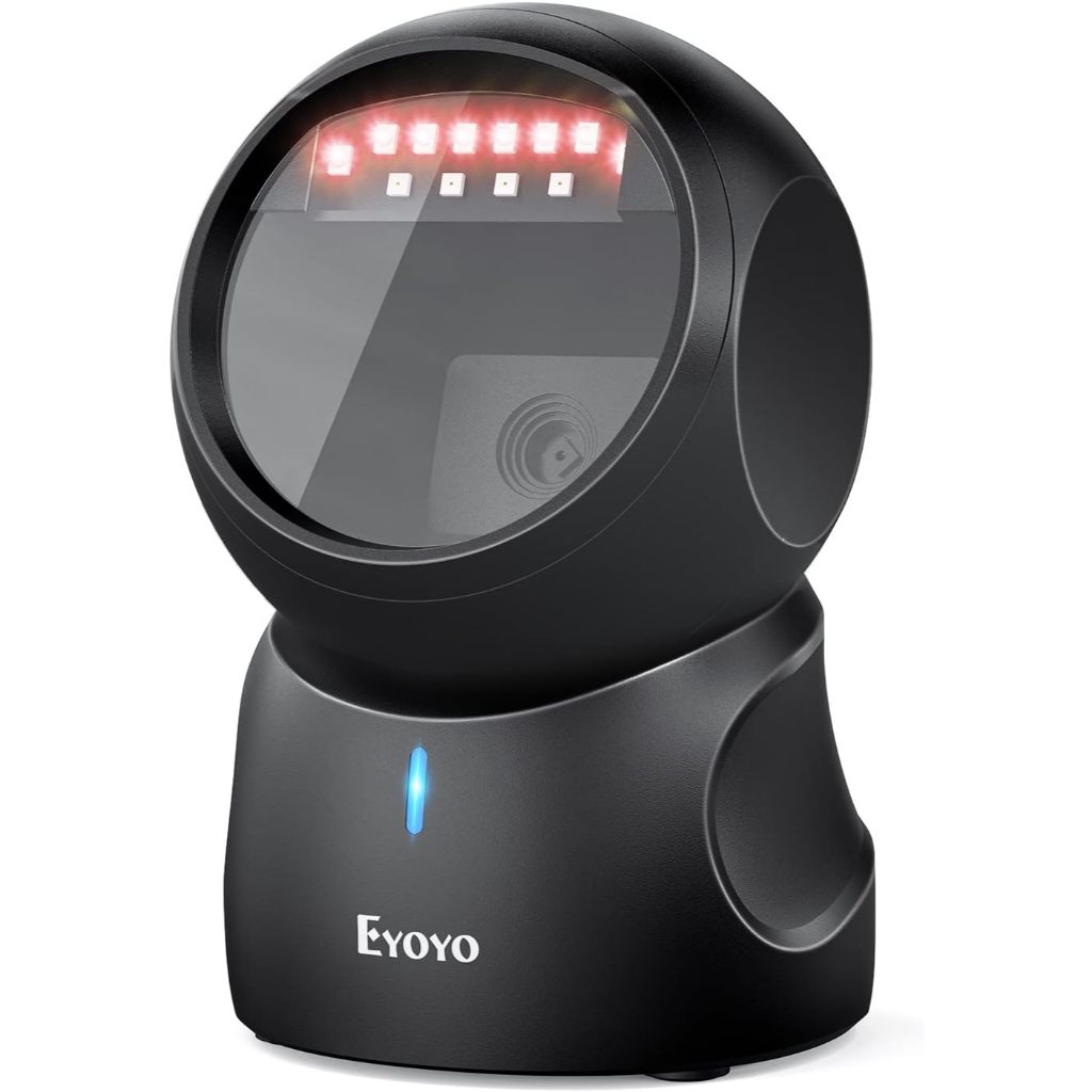 Eyoyo Barcode Scanner, QR 2D Hands-Free Omnidirectional Automatic ...