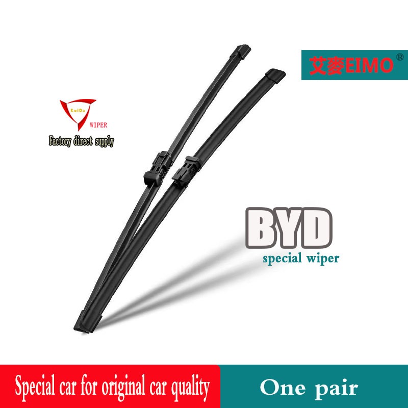 BYD ATTO 3 DOLPHIN SEAL car wipers boneless wiper blades | Shopee Malaysia