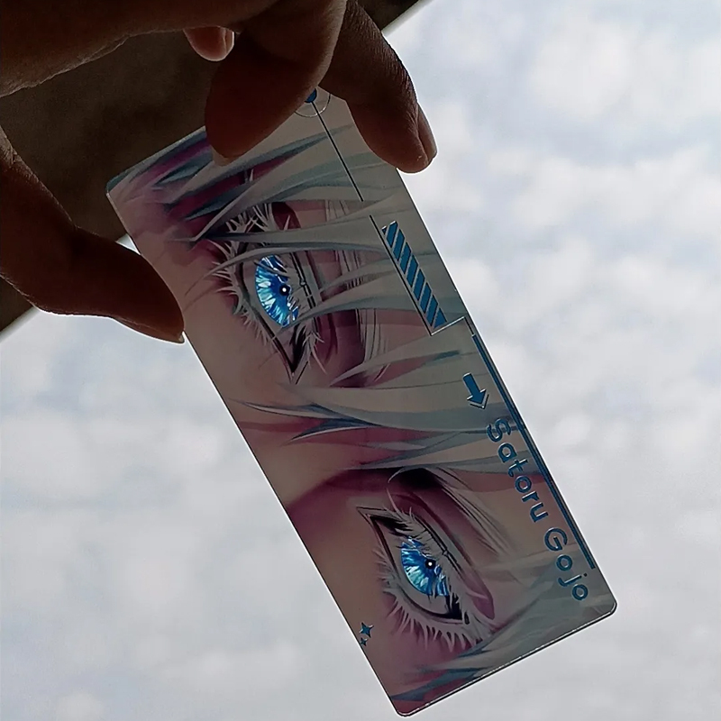 Satoru Gojo Blue Eyes Cards Anime Jujutsu Kaisen Peripherals DIY ...