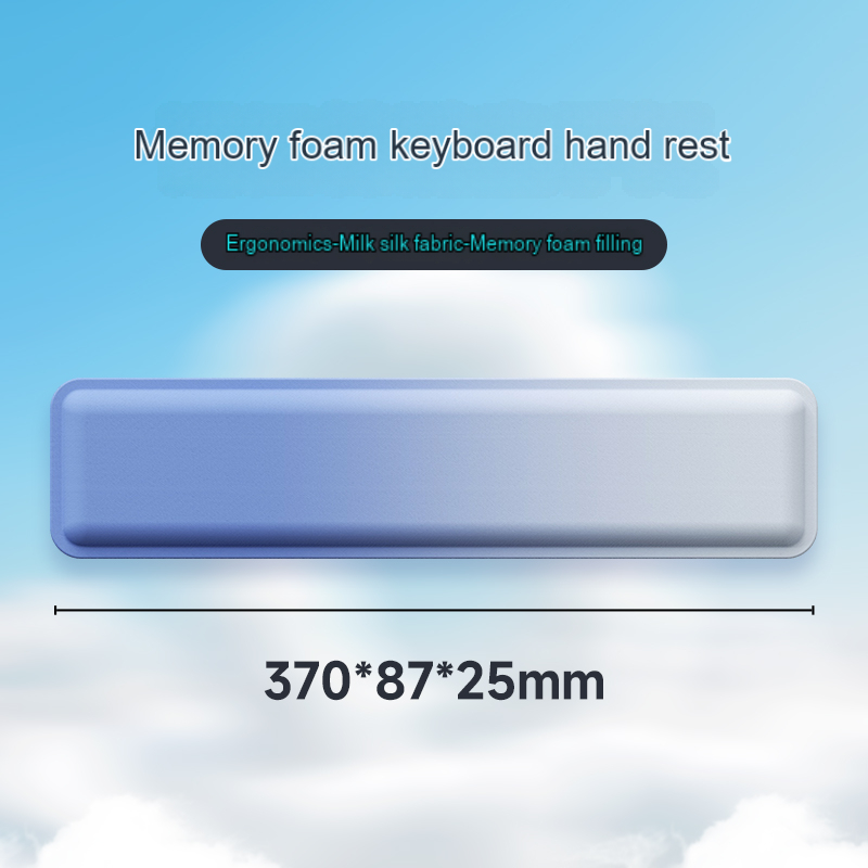 Meta Memory Foam Comfort Wrist Support Wrist Rest Soft Anti-Slip Rubber ...