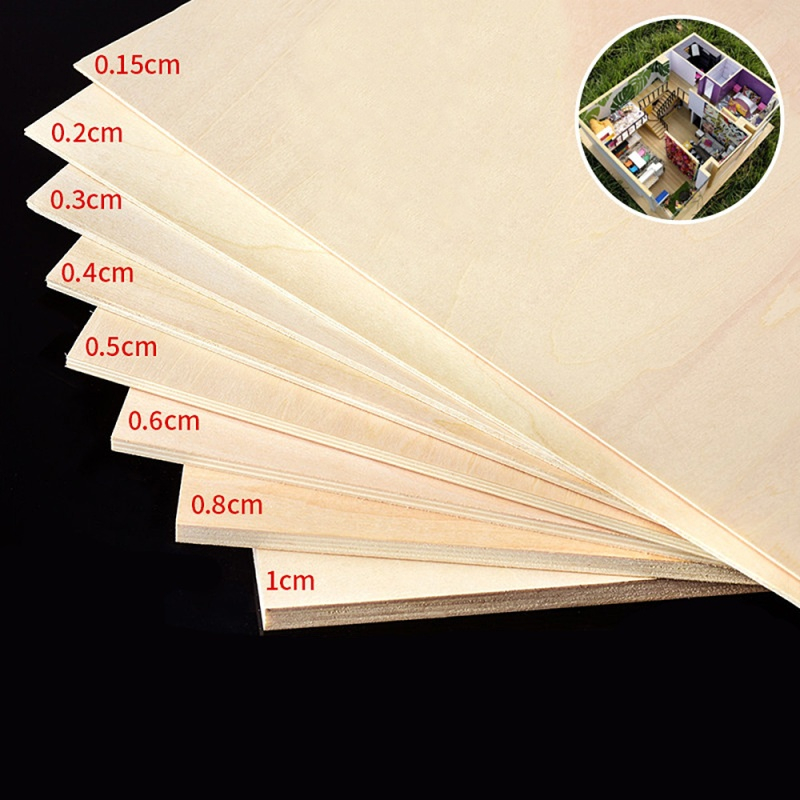Multi Size Aviation Model Layer Board Basswood Plywood Plank DIY Wood ...