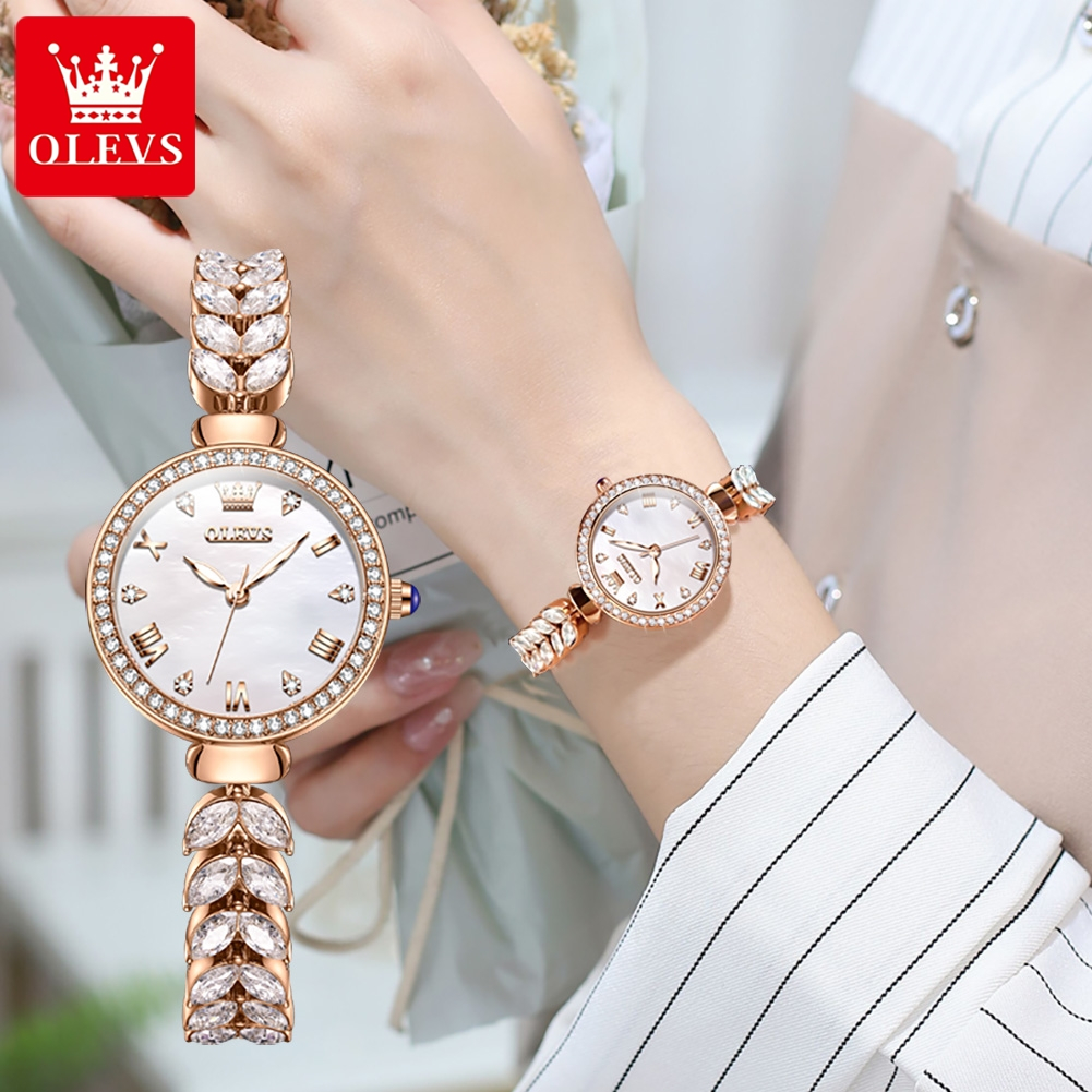 Olevs Watch Shaking Waterproof Bracelet Ladies Watch Women Watch 30mm ...