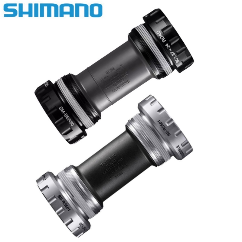 Shimano Tiagra Ultegra 105 BB-BBR60 BB-RS500/RS501 BB-4600 Road Bike 2-Piece Hollowtech II ...