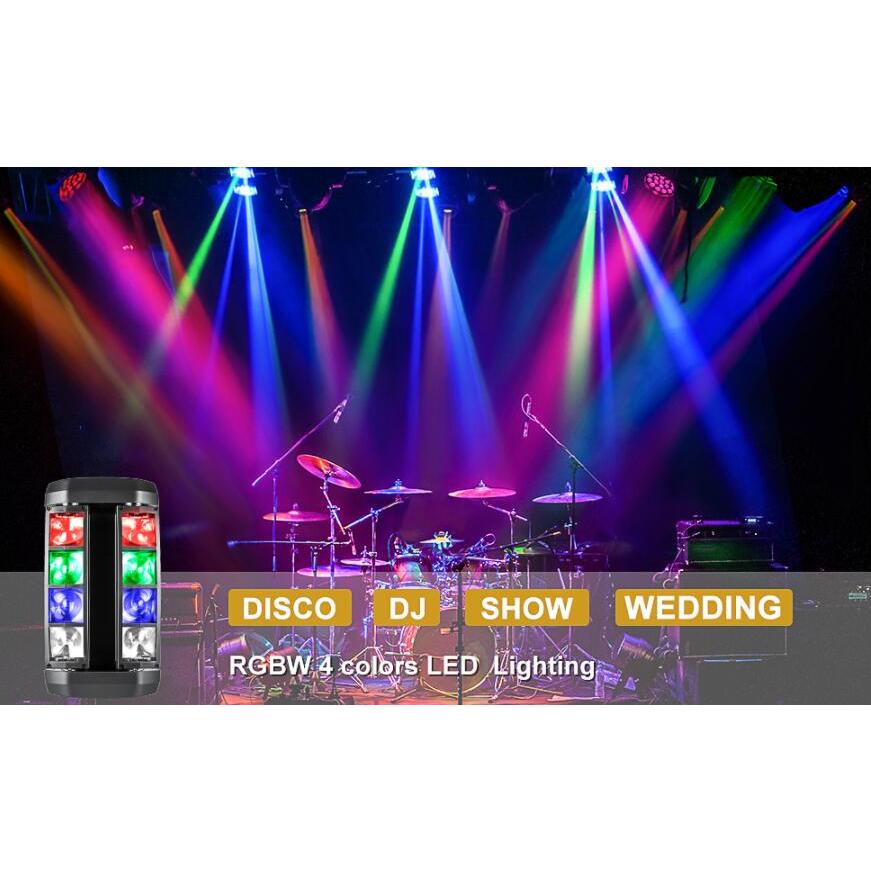 In Stocks!!! Mini Disco LED DJ RGBW Moving Head Light LED Spider Beam ...