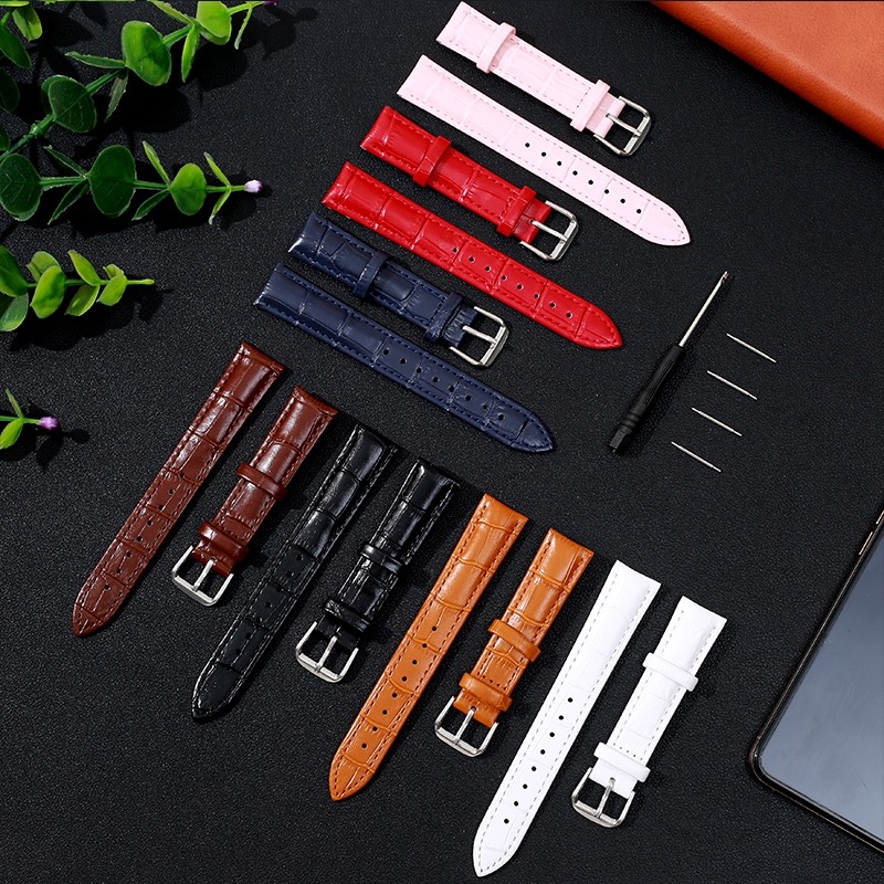Business soft leather strap, calf leather, men's and women's bamboo ...