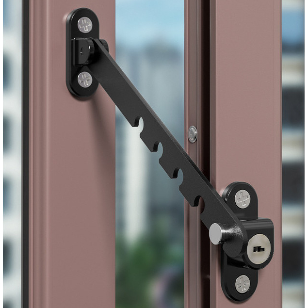 Window Restrictor Latch, Window Wind Hook, Adjustable Window Safety ...