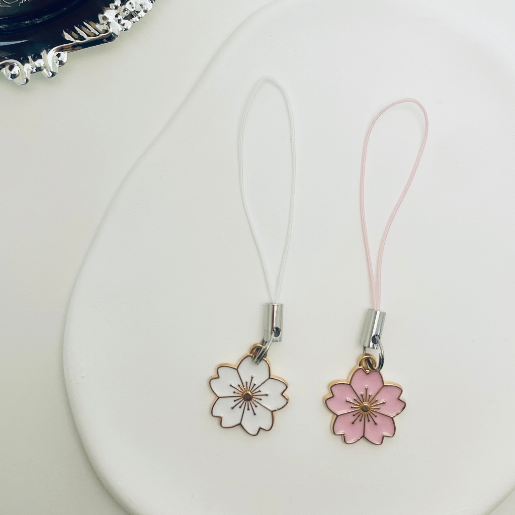 Mobile Phone Chain Mobile Phone Pendant Zinc Alloy Oil Drip Cherry ...