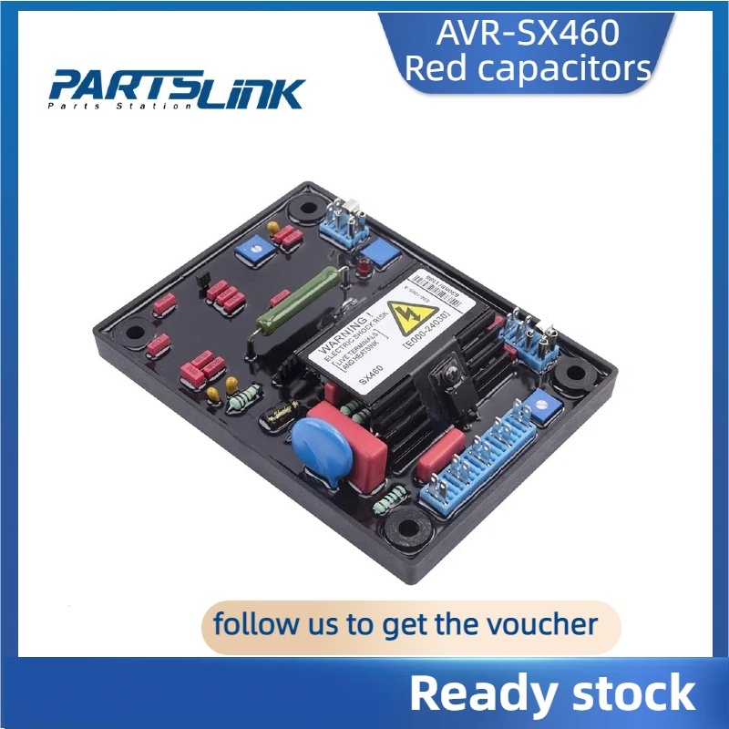 SX460 Automatic Voltage Regulator Generator AVR Board Soft Glue Red ...