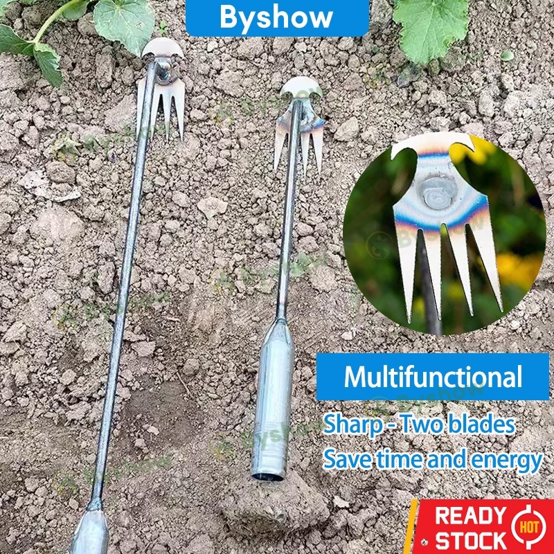 【Byshow】Malaysia In Stock Premium Manganese Steel Dual-Purpose Weeder ...