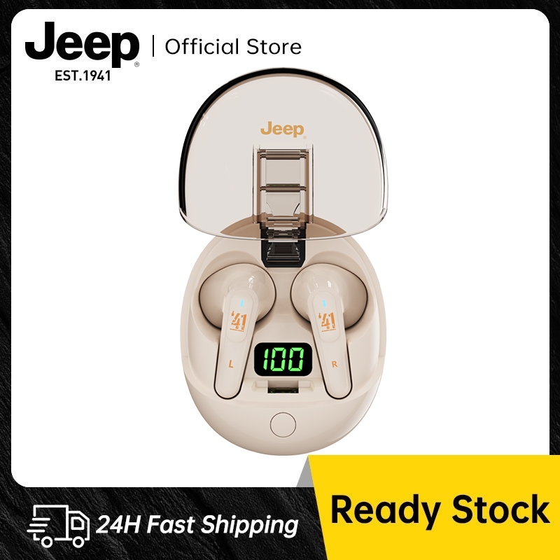 Jeep EW009 True Wireless Earbuds Bluetooth 5.3 Build-in Mic HD Calls ...