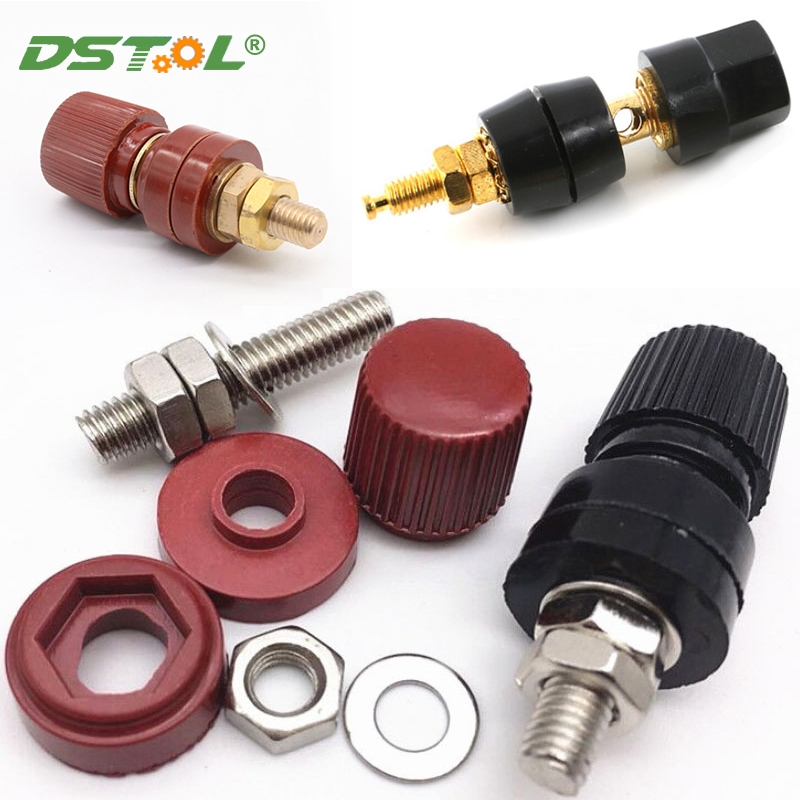 M5 M6 M8 M10 Terminals Red Black Connector Amplifier Terminal Binding ...