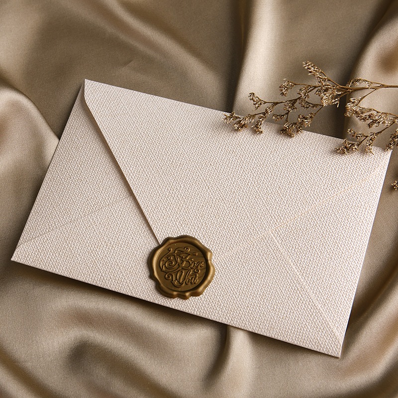 Vintage Linen Envelopes Retro Textured Envelope Stamp Seal Stickers ...