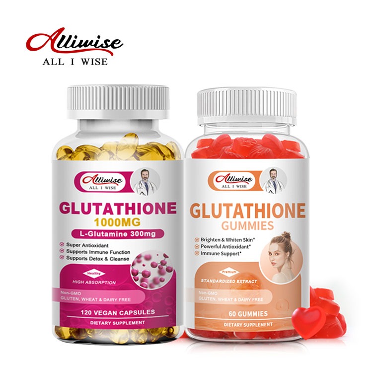 Alliwise glutathione capsule collagen glutathione gummies whitening ...