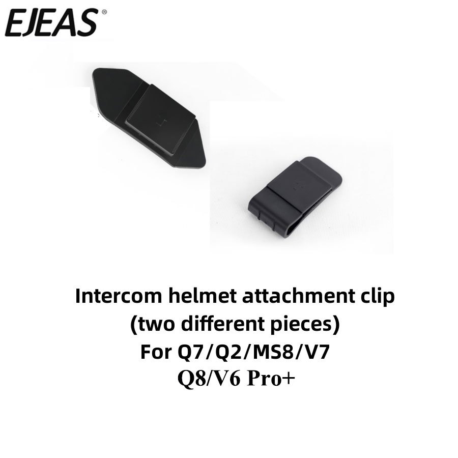 EJEAS Q8 Mesh Motorcycle Helmet Intercom Headset Clips for Q7/Q4/Q2 Q8 ...