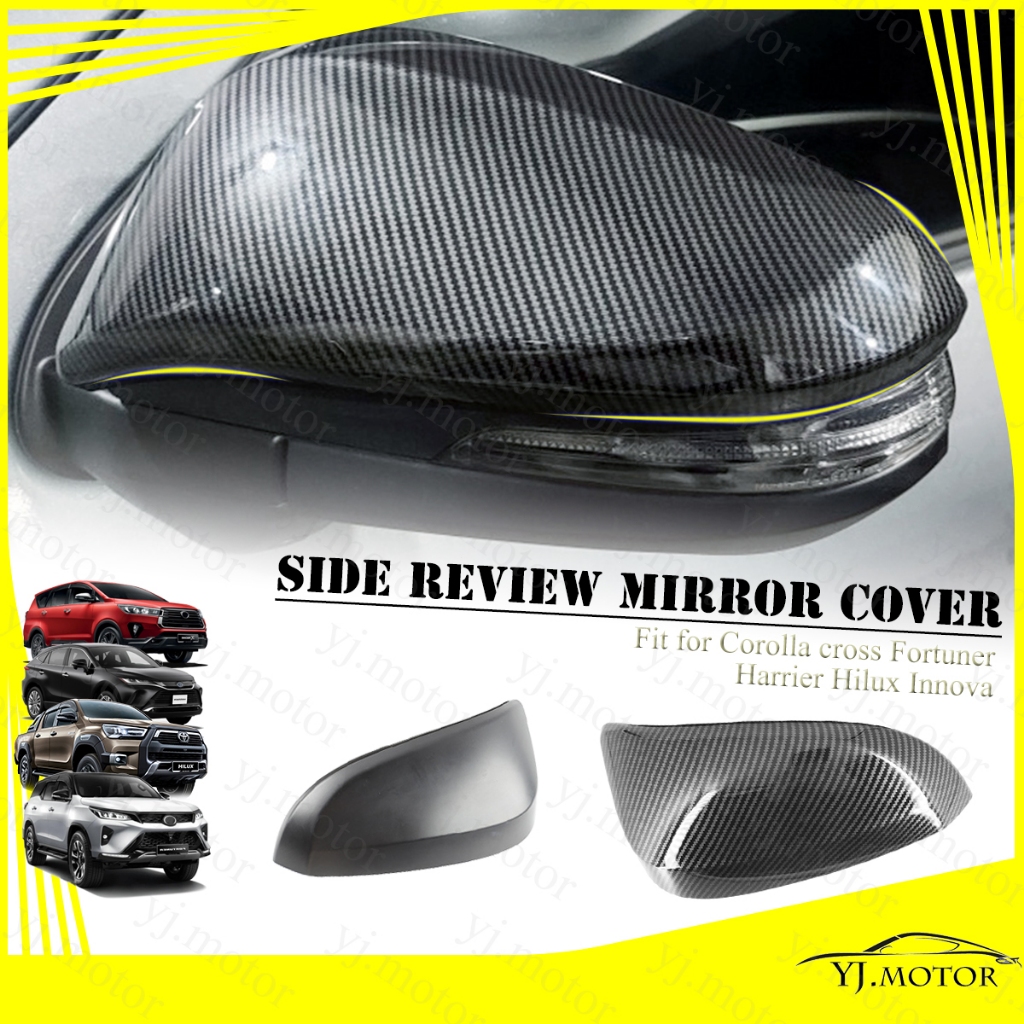 For Toyota Hilux Innova Fortuner Side Mirror Cover Corolla Cross ...