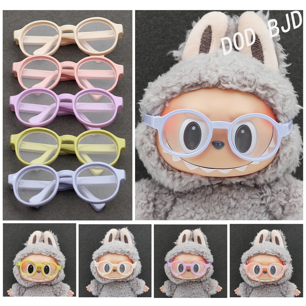 Labubu Glasses 6.5cm length , for Macaron Labubu V1 Labubu V2 &Bao-ao ...