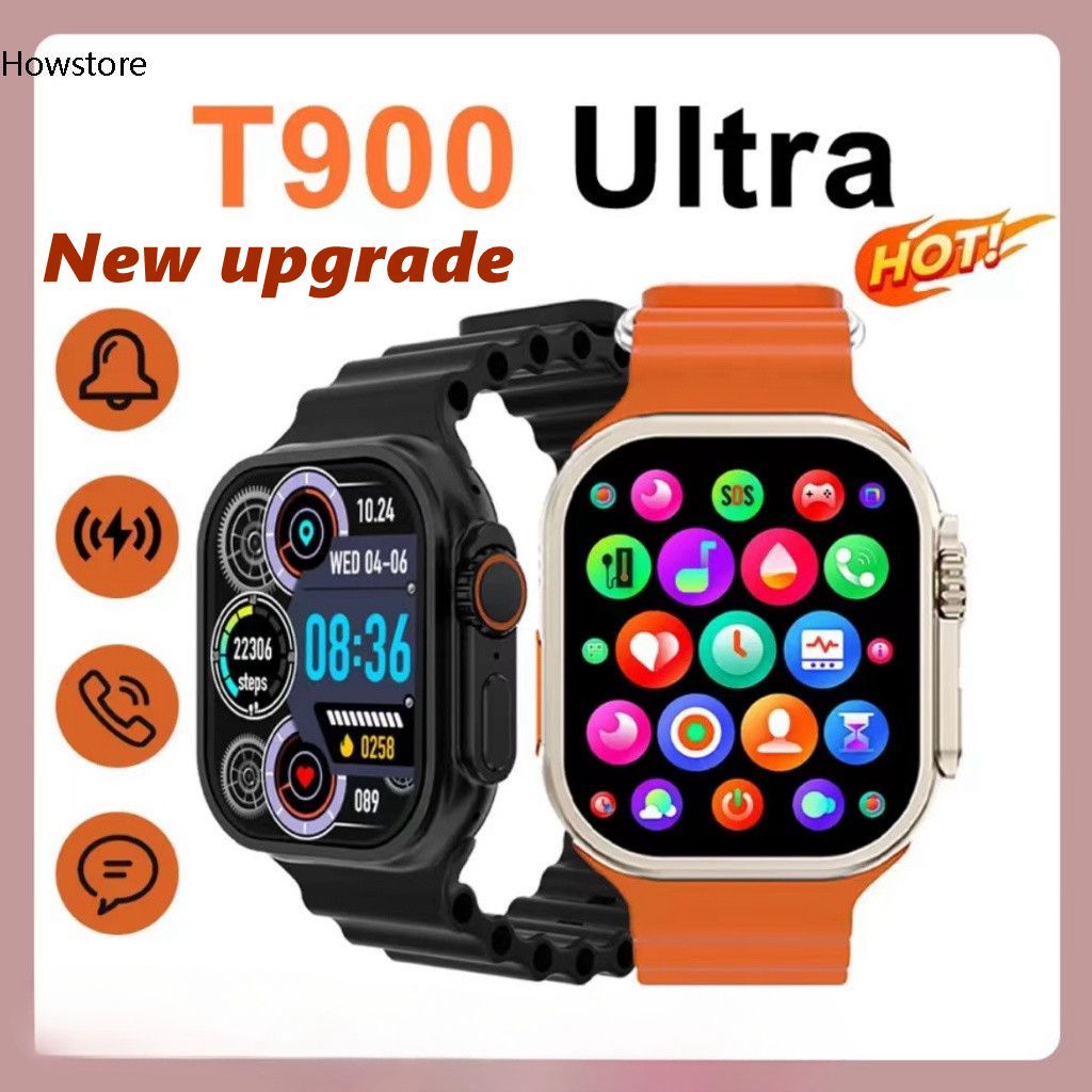 New T900 Ultra Smart watch 1 : 1 Original Series 8 49mm Big 2.09 Inch Sports Smartwatch for ...