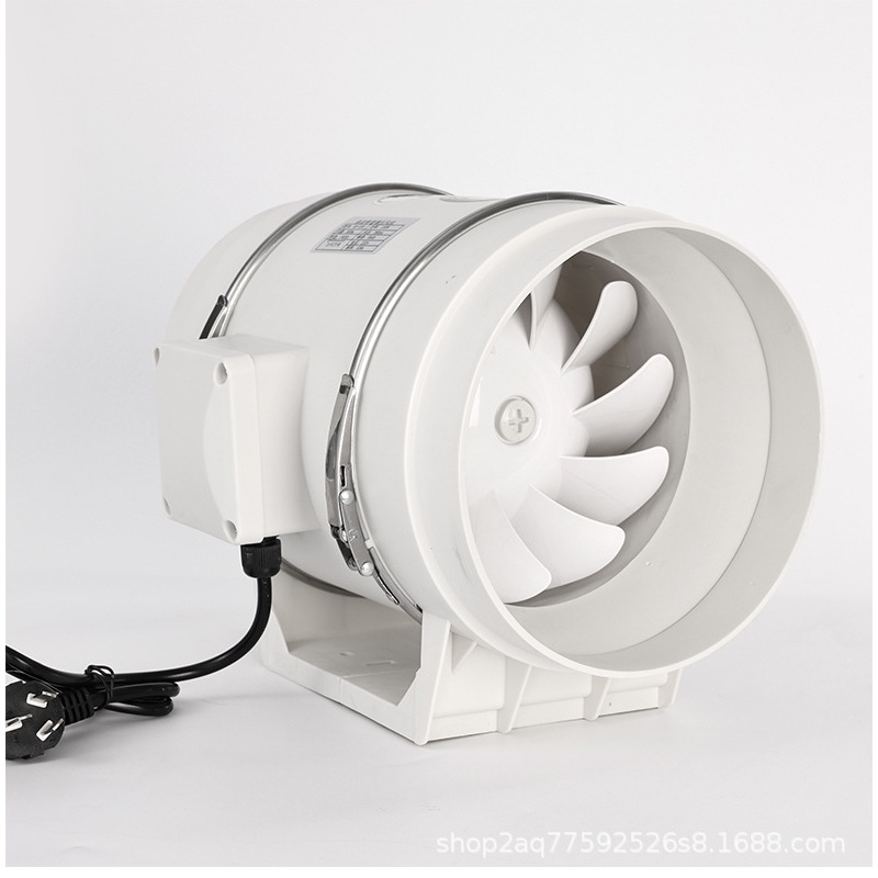 Exhaust Fan 4" inch High Suction Power Inline Duct Booster Fan ...