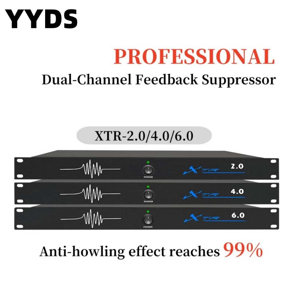 PROFESIONAL DUA SALURAN SOUND FEEDBACK SUPPRESSOR ANTI HOWLING XTR-2.0 ...