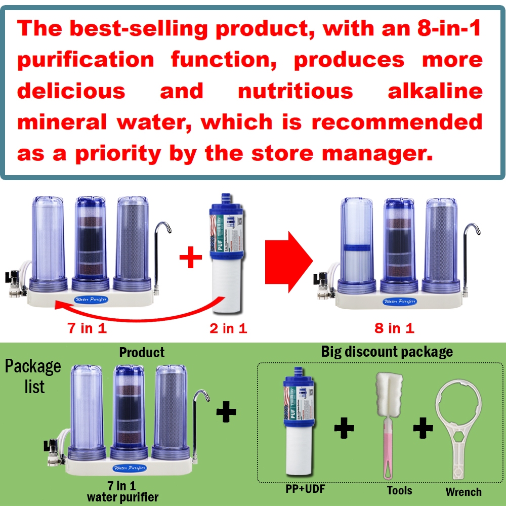 TROUWIDS Indoor Water Filter Faucet Filter Penapis Air Water Purifier ...