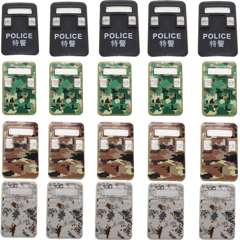 SWAT Black Shield WWII Military Camouflage Commandos Transparent Shield ...