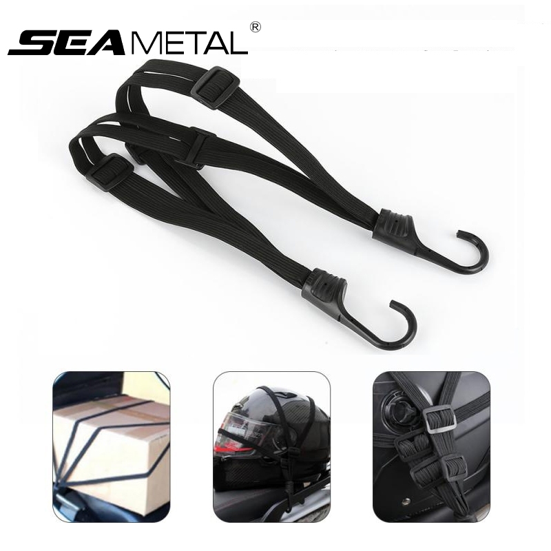 SEAMETAL Motorcycle Elastic Helmet Strap Rope Motor Multi-purpose ...